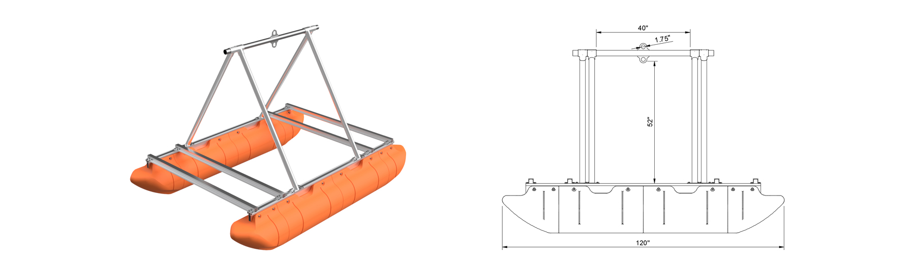 Tinypontoonboats.com - 603-630-5658 - plastic pontoons and frame kits ...