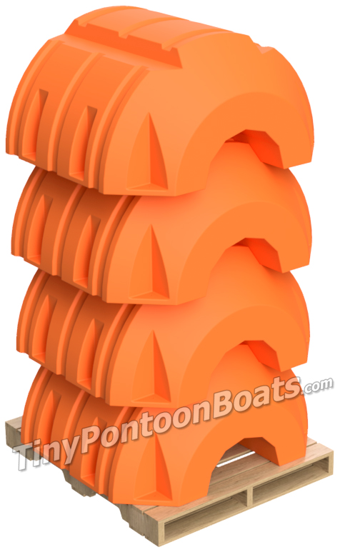 Tinypontoonboats.com - 603-630-5658 - HDPE PLASTIC PIPE FLOATS FOR ...