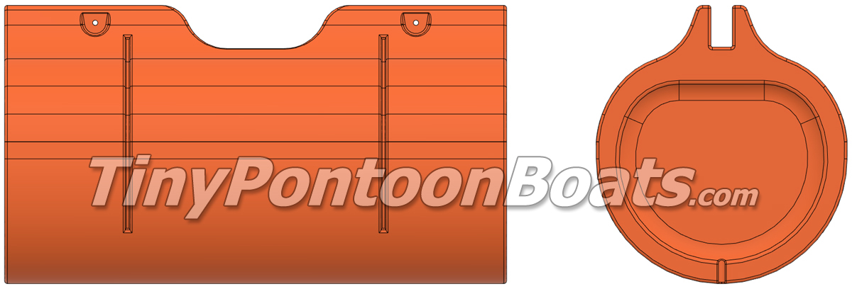 Tinypontoonboats.com - 603-630-5658 - HDPE PLASTIC PONTOON FLOATS FOR ...